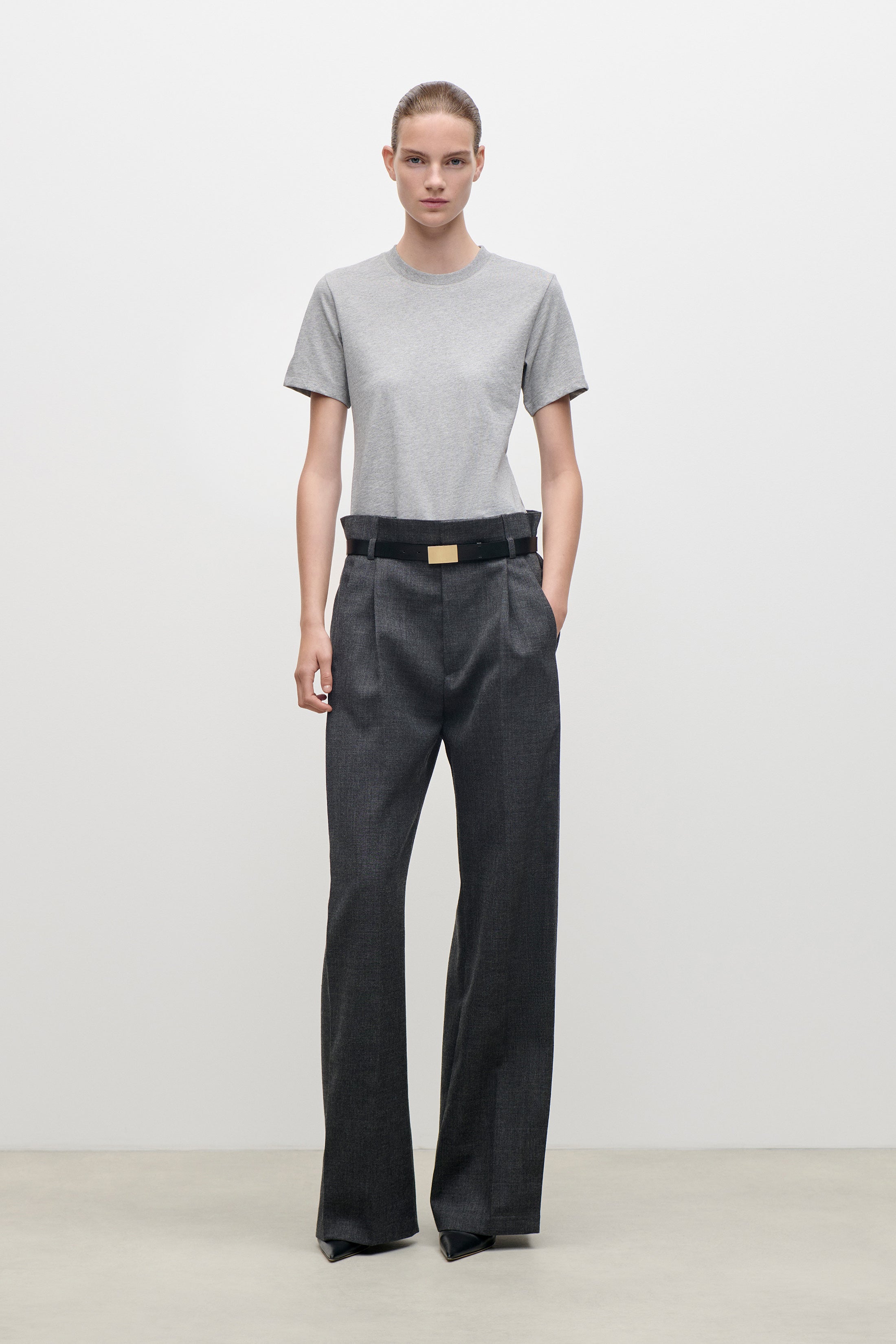 VICTORIA BECKHAM Victoria Beckham Organic Cotton Crewneck T-Shirt